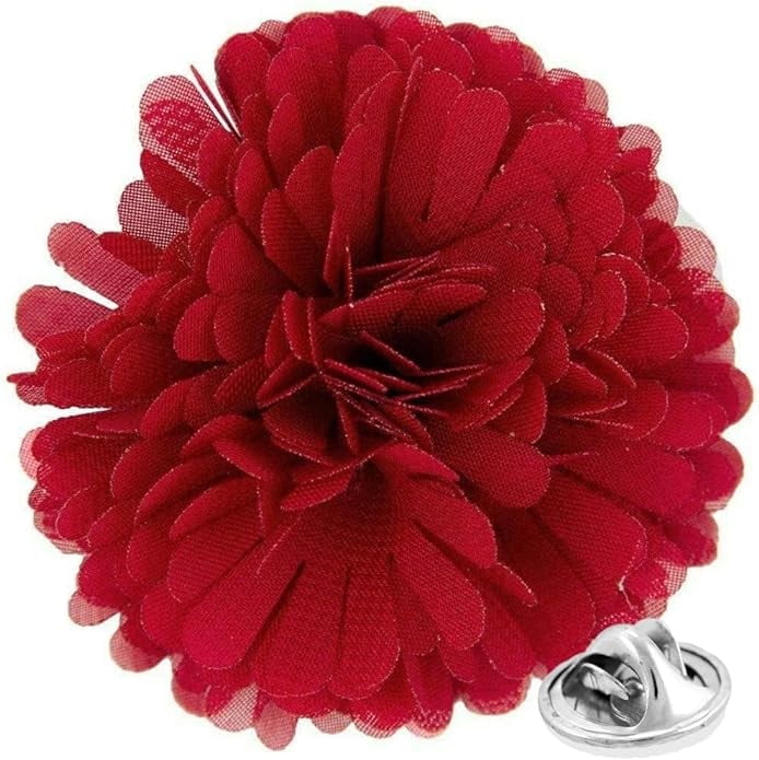 Vittorio Vico Men's Formal Carnation Flower Lapel Pin - Walmart.com