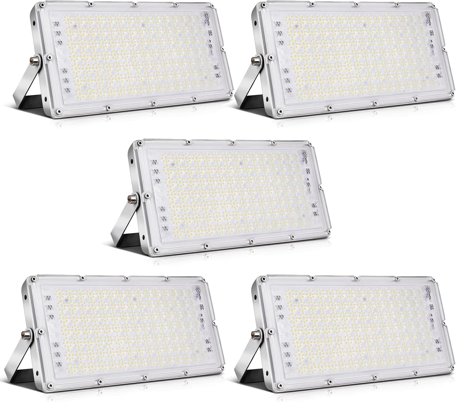 Viugreum 100W Flood Lights Outdoor, 8000LM Super Bright LED Work Light ...