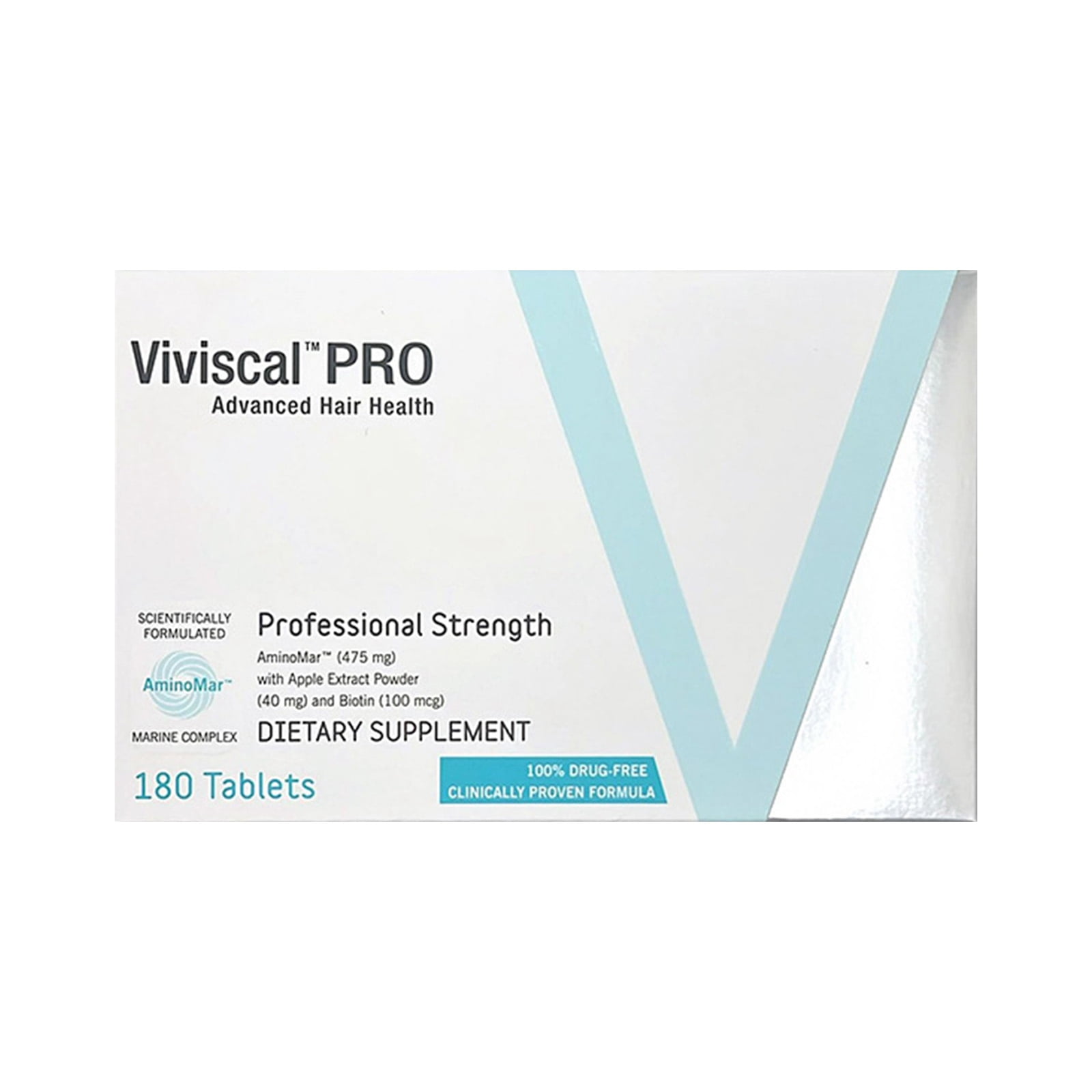 Viv丶iscal Professional Strength H丶air Gr丶owth Sup丶plement 180 Tabl丶ets ...