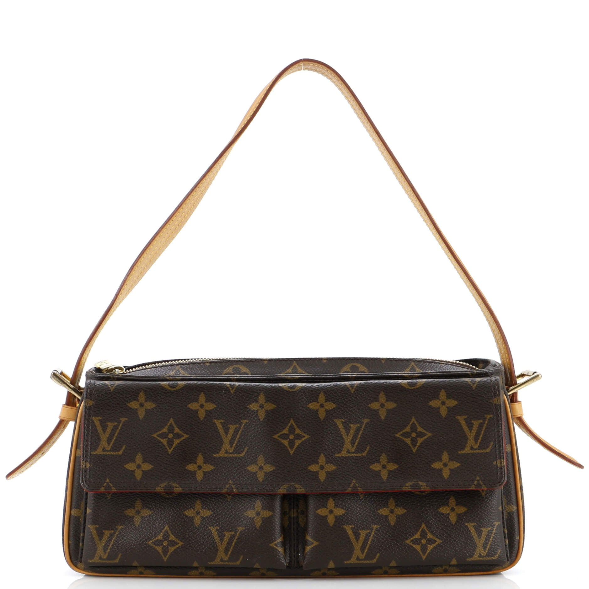 Pre-Owned Viva Cite Handbag Monogram Canvas MM by Rebag - Walmart.com