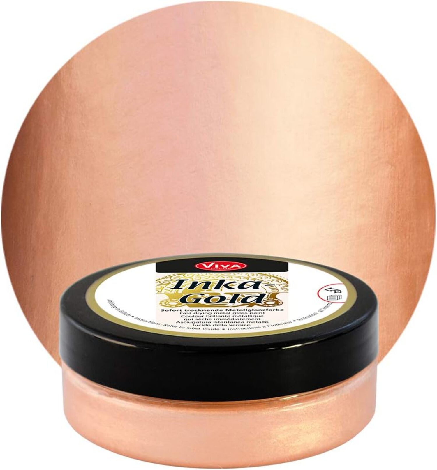 Viva Decor Inka Gold 62.5g-Apricot - Walmart Business Supplies