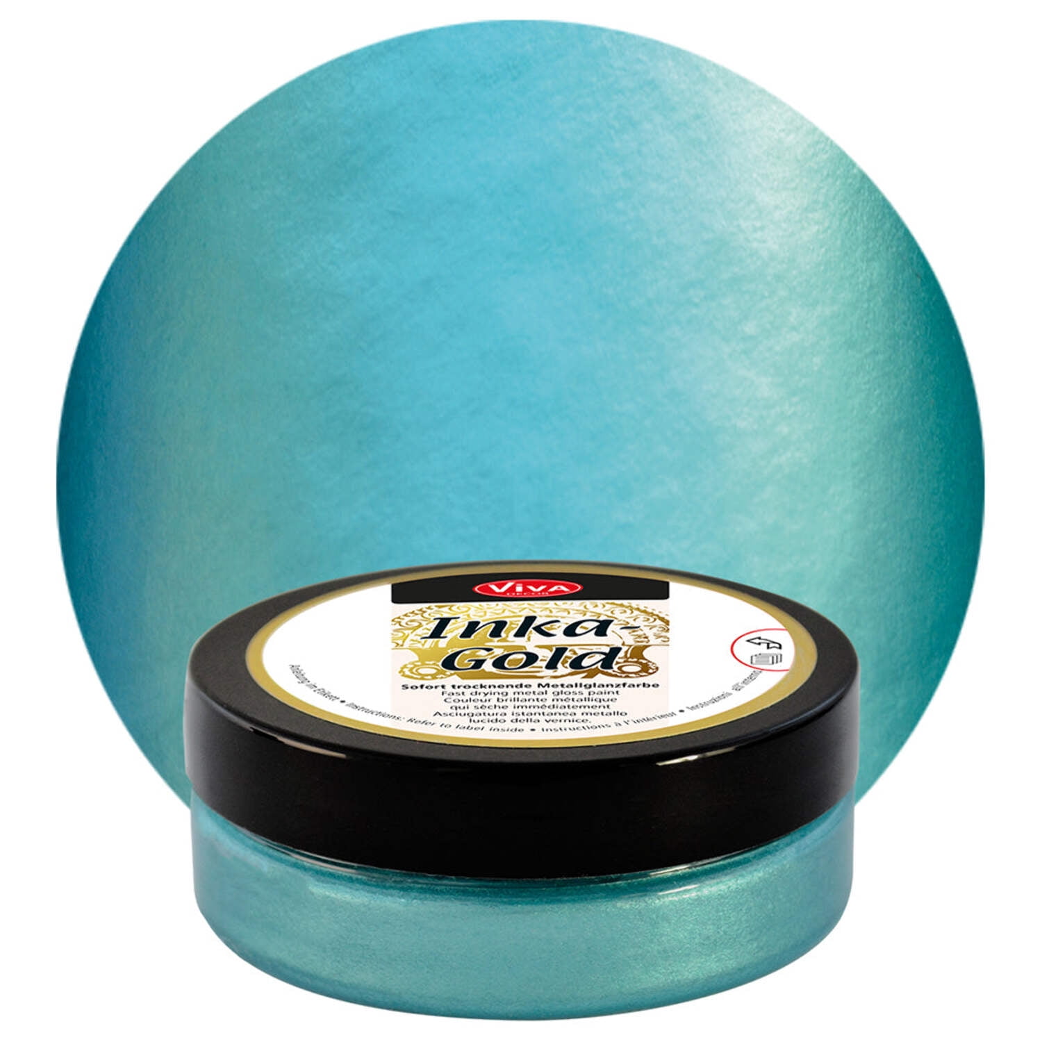 Viva Decor Inka Gold 62.5g-Turquoise - Walmart.com