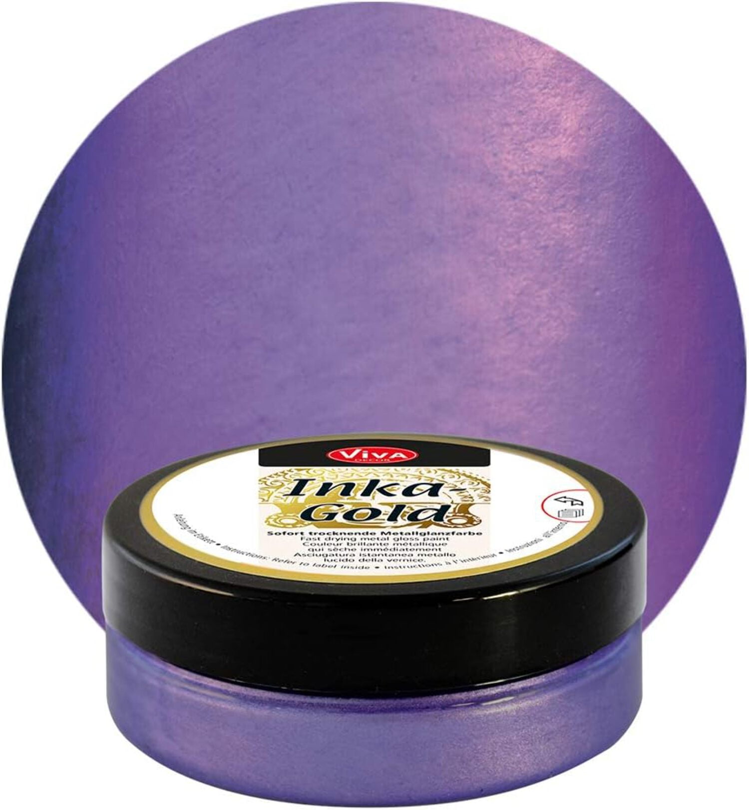 Viva Decor Inka Gold Gilding Wax2.2 oz (Violet) - Easily Applicable ...