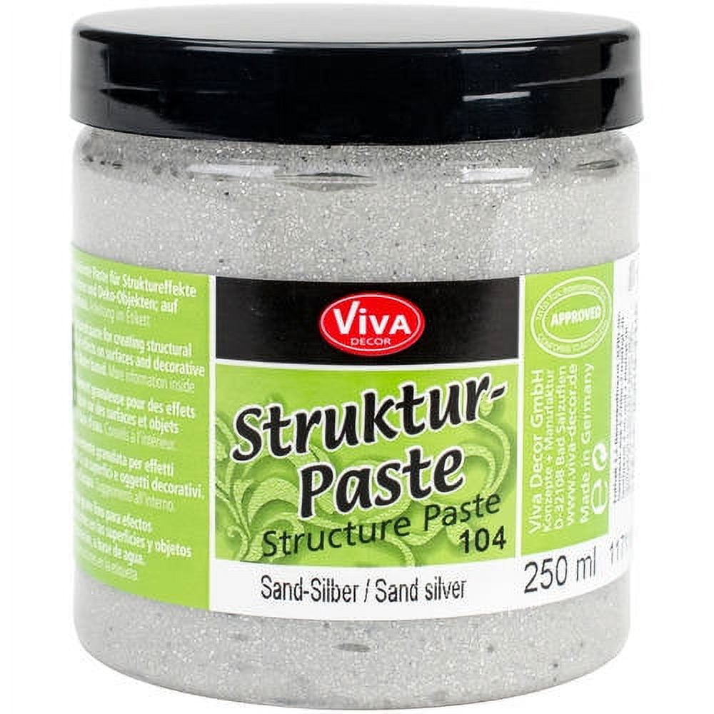 Viva Decor Structure Paste 8.45oz-Sand Silver, Pk 1, Viva Decor ...
