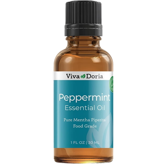 Viva Doria Edible Pure Northwest Peppermint Essential Oil, Strong, Real ...
