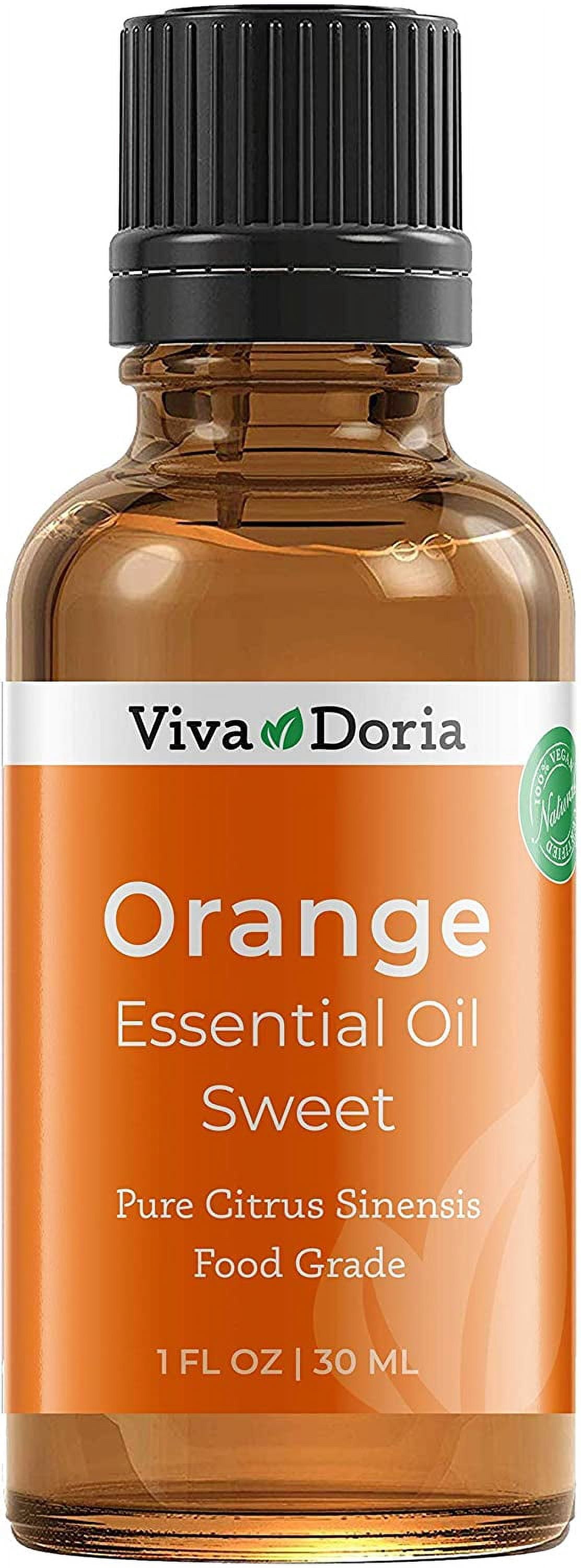 Viva Doria 100% Pure Sweet Orange Essential Oil, Undiluted, Food Grade ...