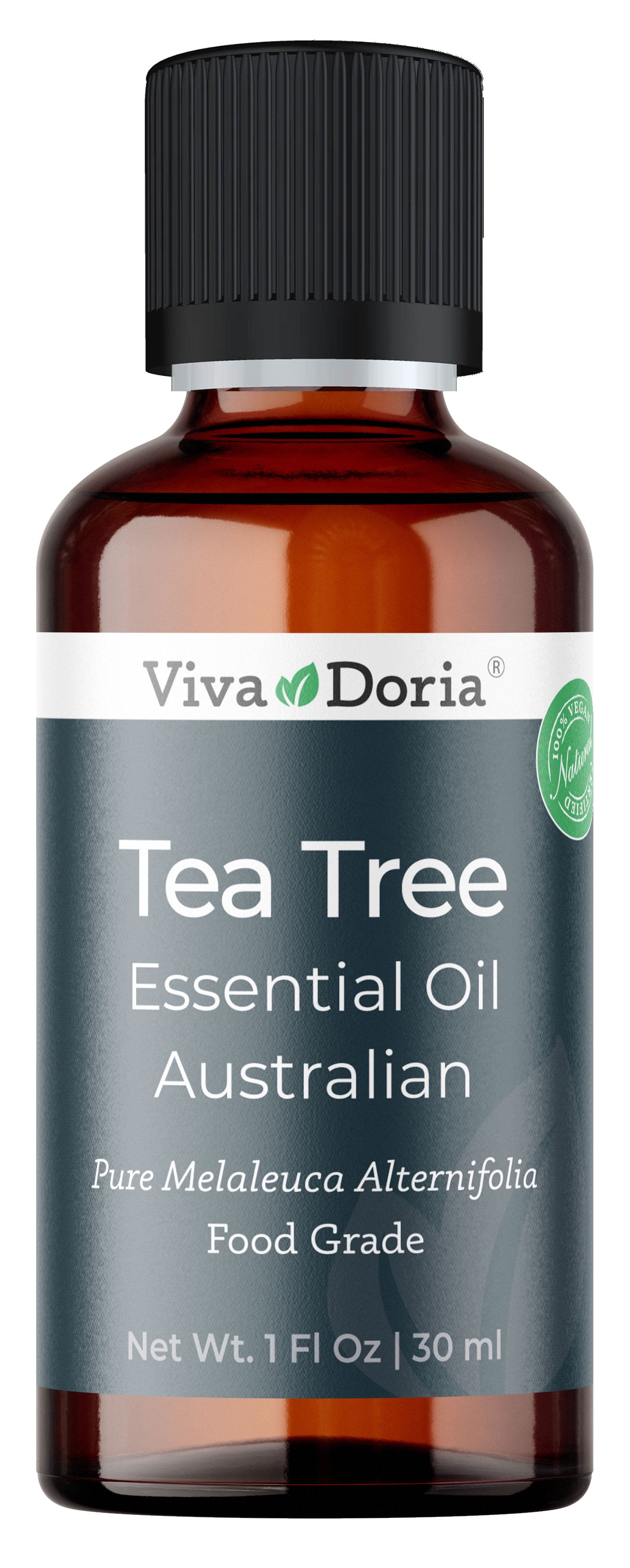 Viva Doria 100% Pure Tea Tree Essential Oil, Undiluted, Food Grade ...