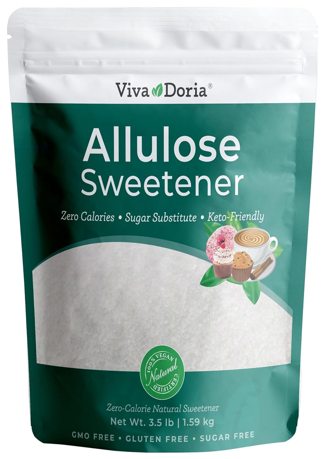 Viva Doria Allulose Sweetener | Zero Calorie Sugar Substitute | Great ...