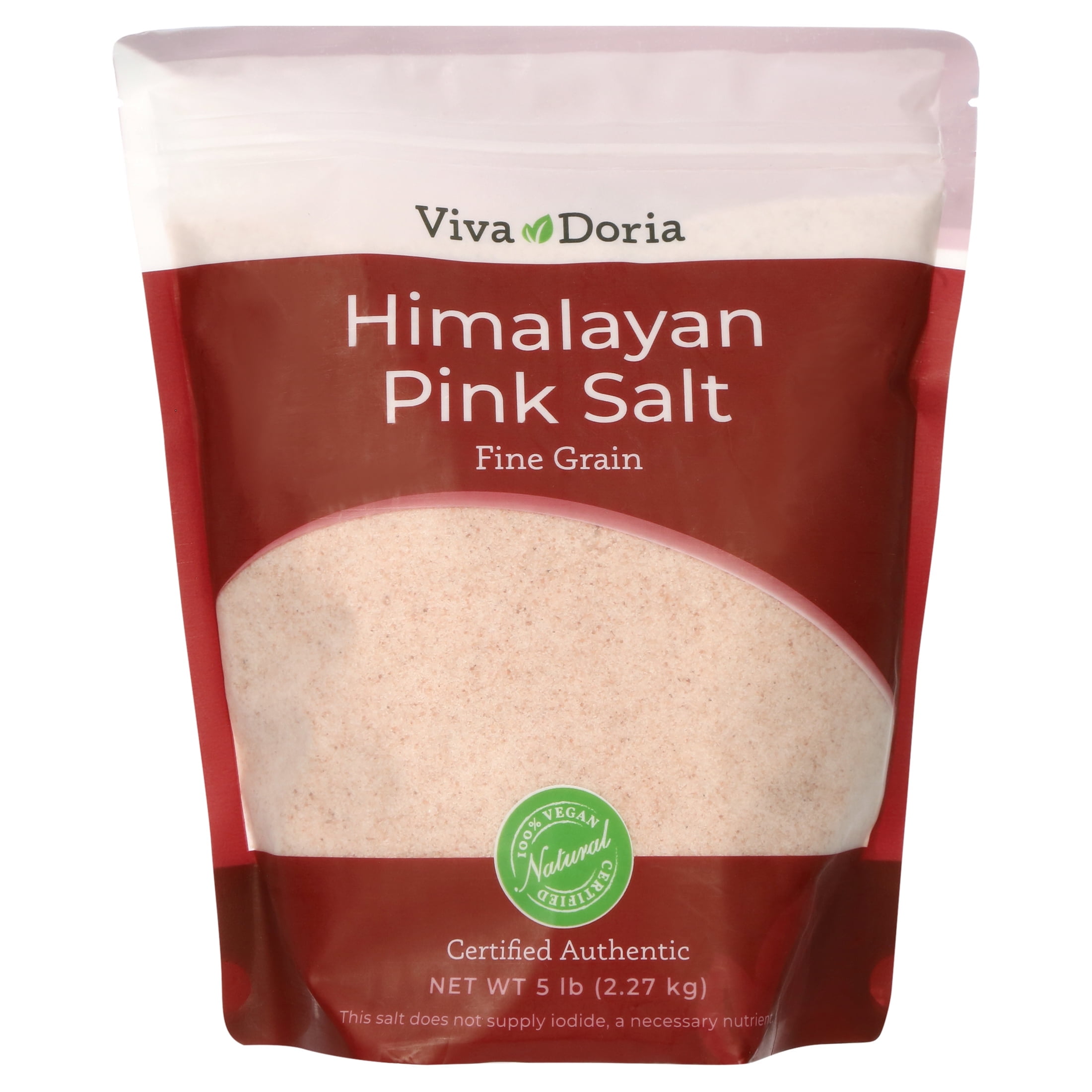 Viva Doria Himalayan Pink Salt, Unrefined Mineral-Rich Pink Salt from ...