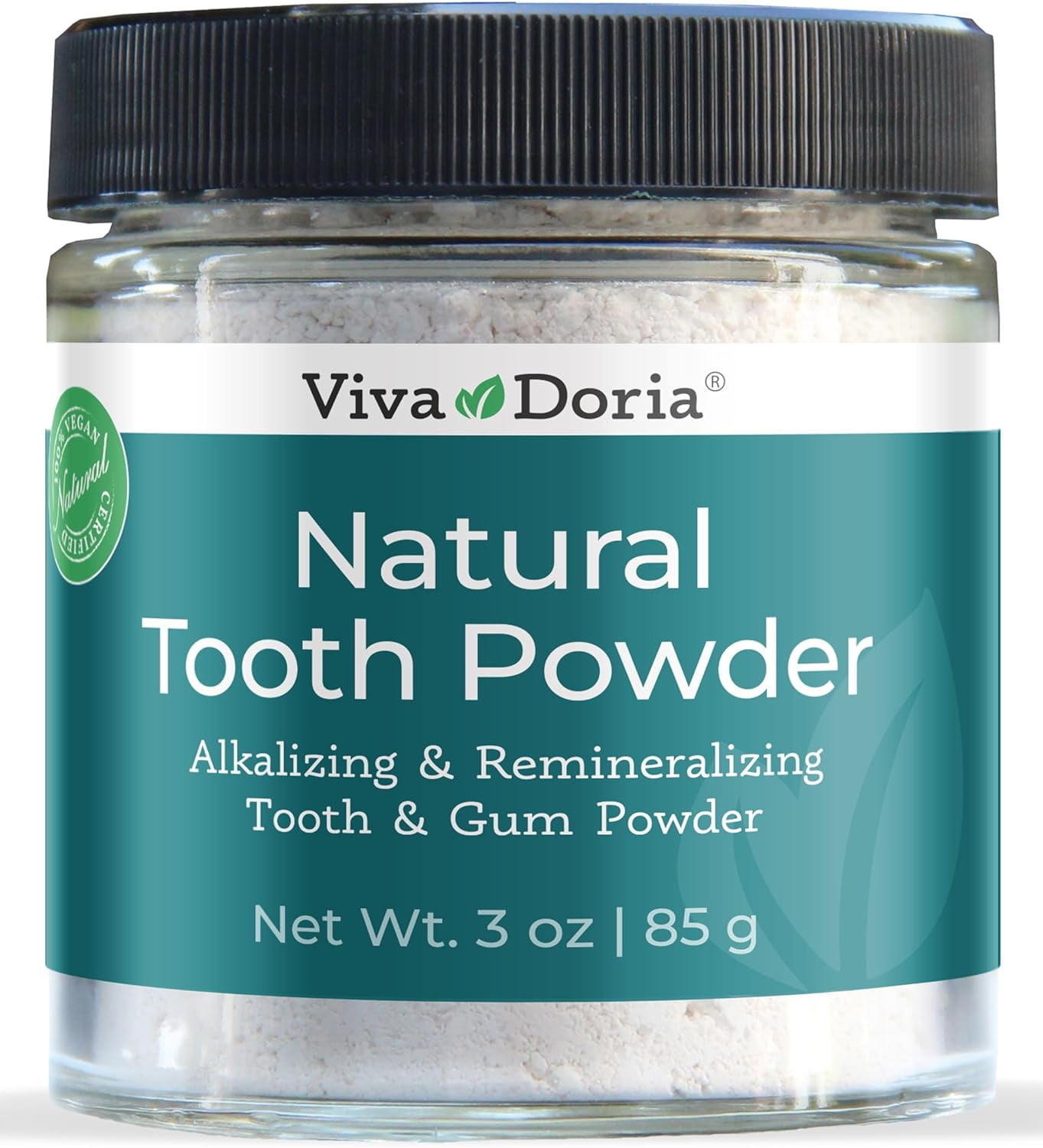 Viva Doria Tooth Powder | 3 Oz | Remineralizing, Whitening, Freshening ...