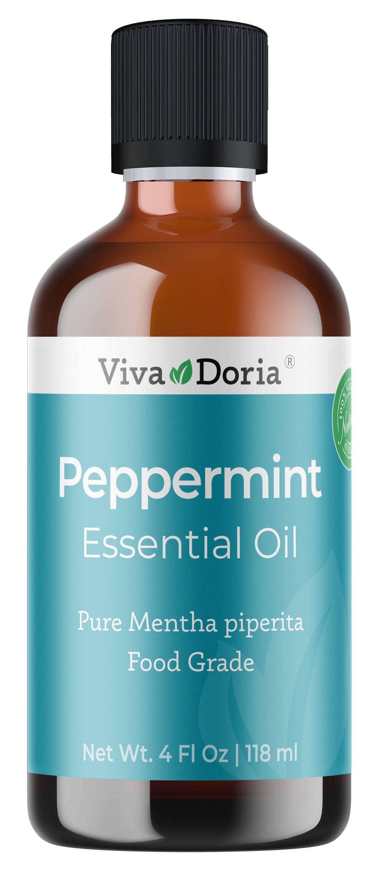 Viva Doria Strong Therapeutic Edible Peppermint Essential Oil, 100% ...