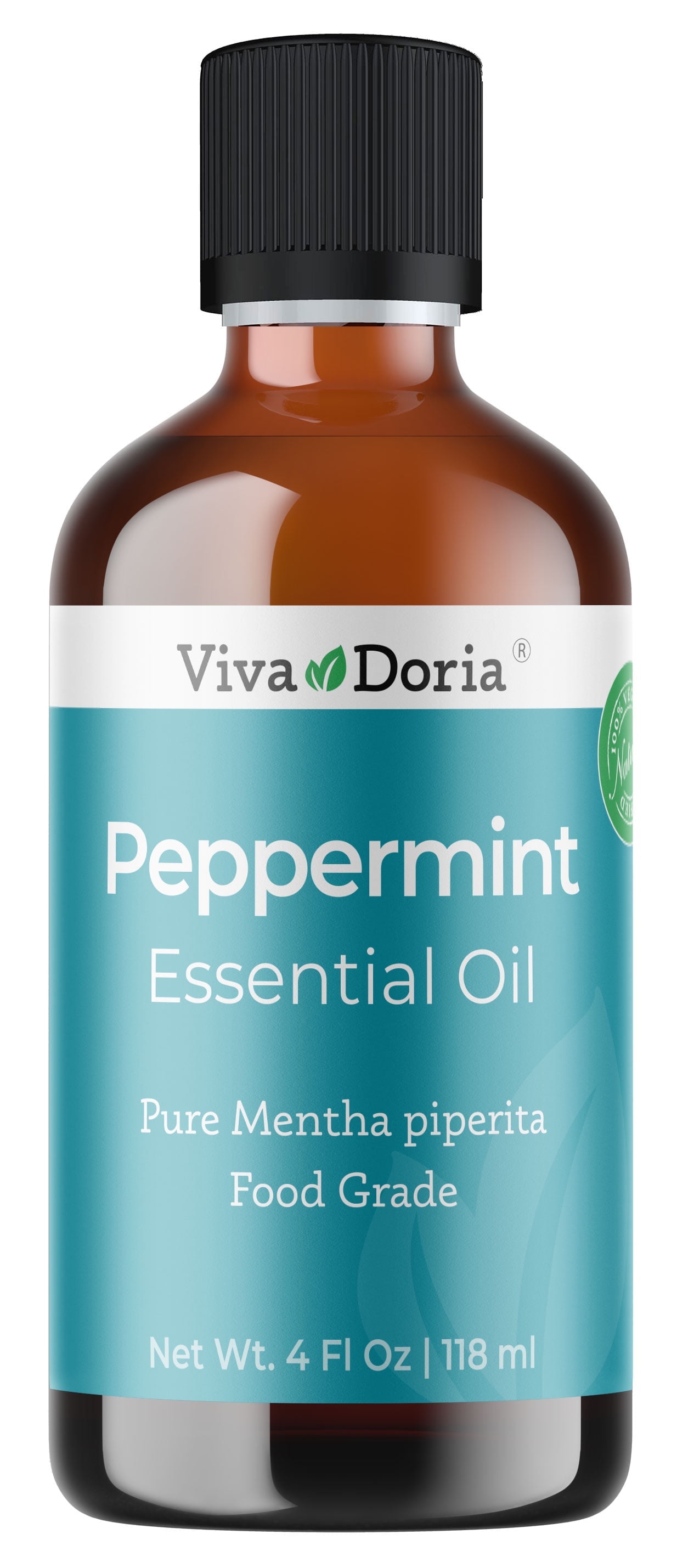 Viva Doria Strong Therapeutic Edible Peppermint Essential Oil, 100% ...