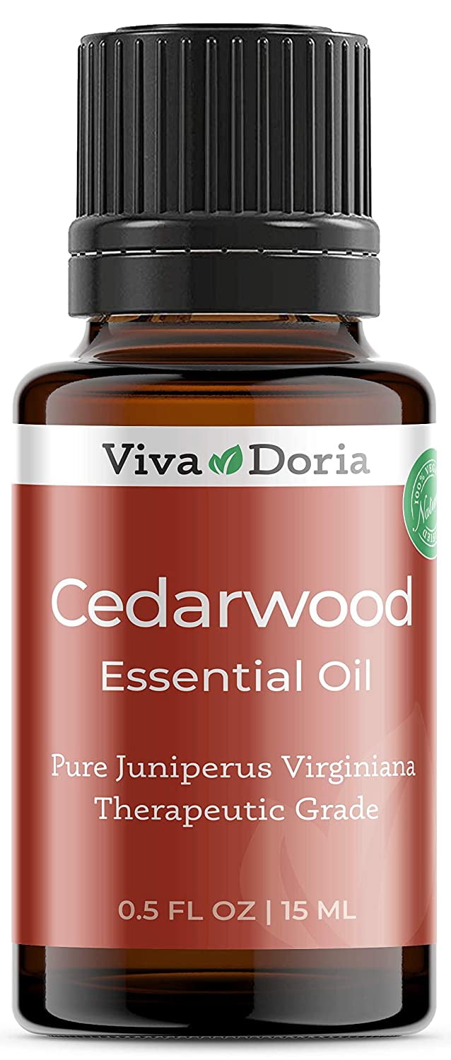 Viva Doria Pure Cedarwood Essential Oil, Undiluted, Therapeutic Grade ...