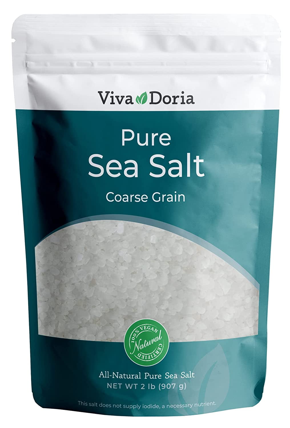 Viva Doria Pure Sea Salt, Coarse Grain, 2 lb - Walmart.com