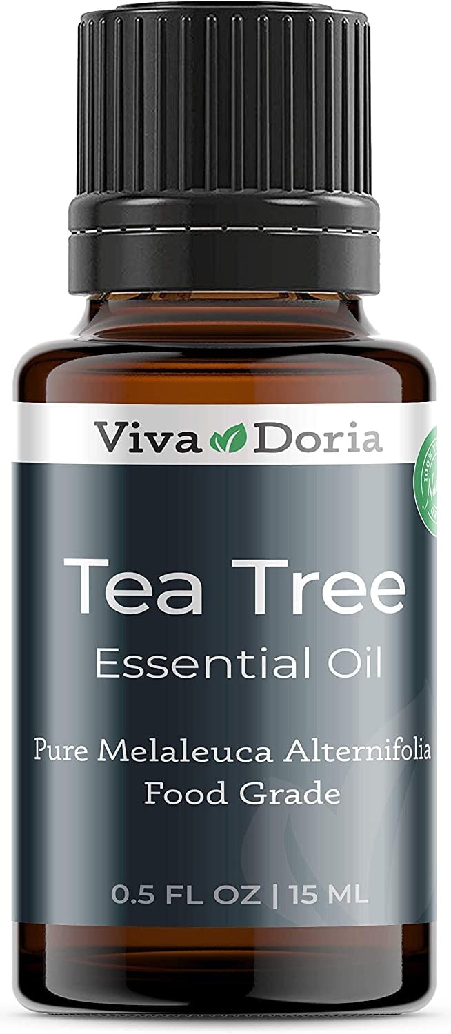 Viva Doria Pure Undiluted Food Grade Tea Tree Essential Oil 15 mL (0.5 ...