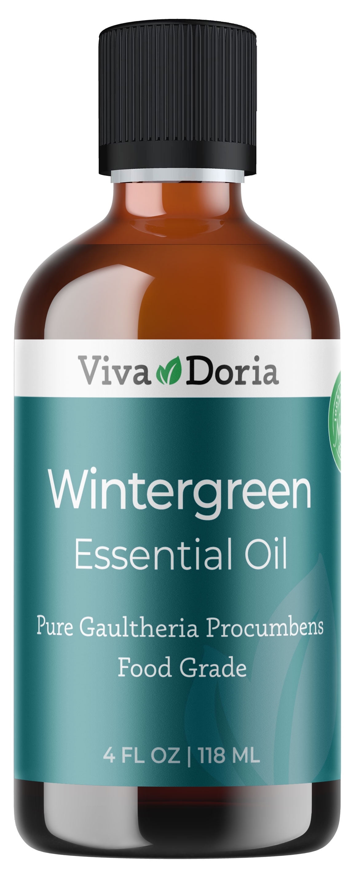 Viva Doria Pure Undiluted Food Grade Wintergreen Essential Oil 118 mL ...