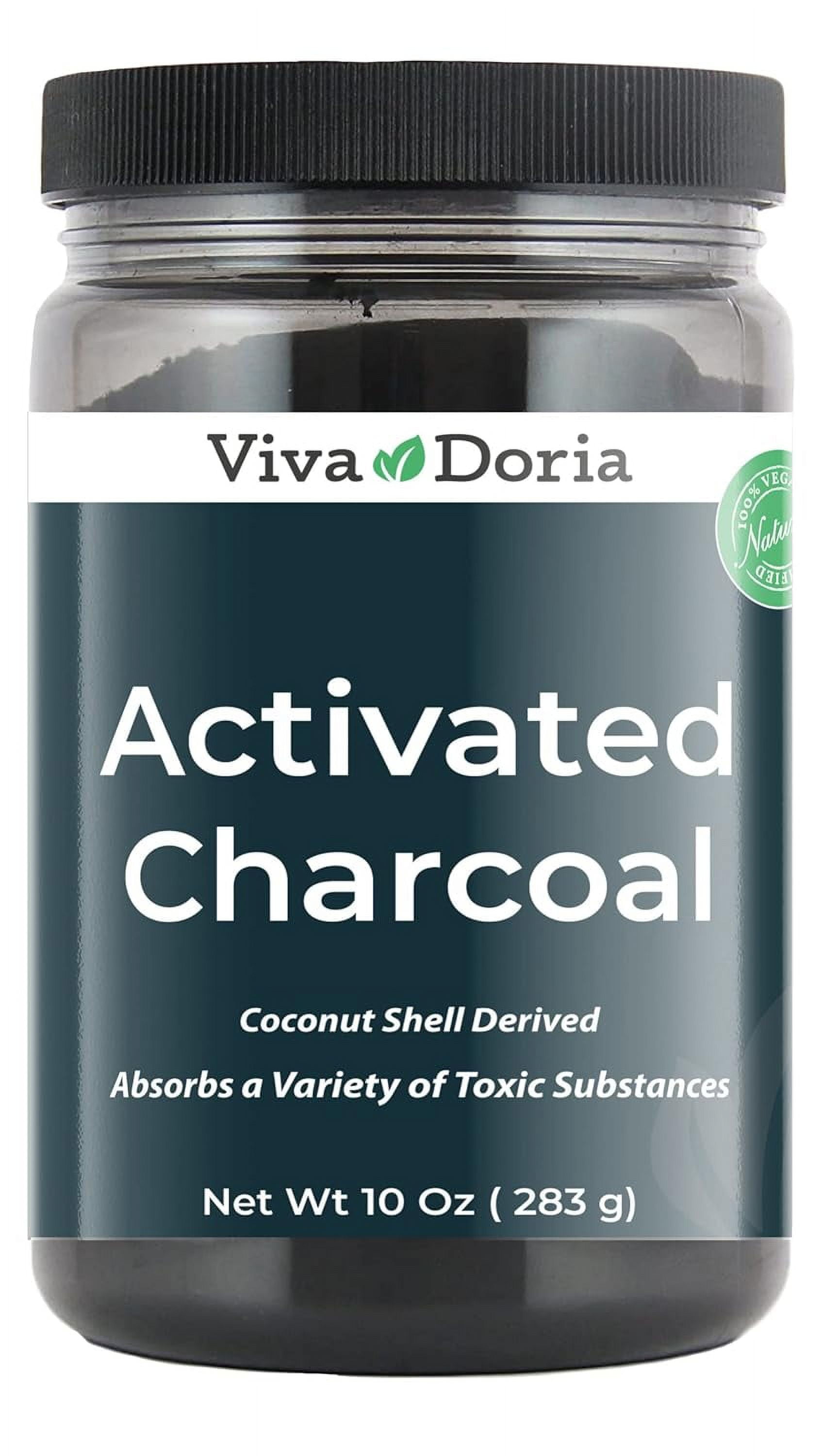 Viva Doria Virgin Activated Charcoal Powder, Coconut Shell Derived ...