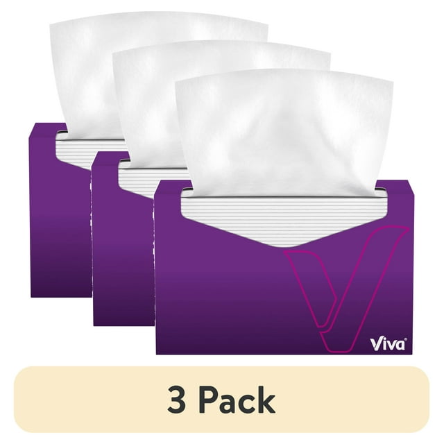 (3 pack) Viva Signature Cloth in a Box Cleaning Cloths, 1 Box - Walmart.com