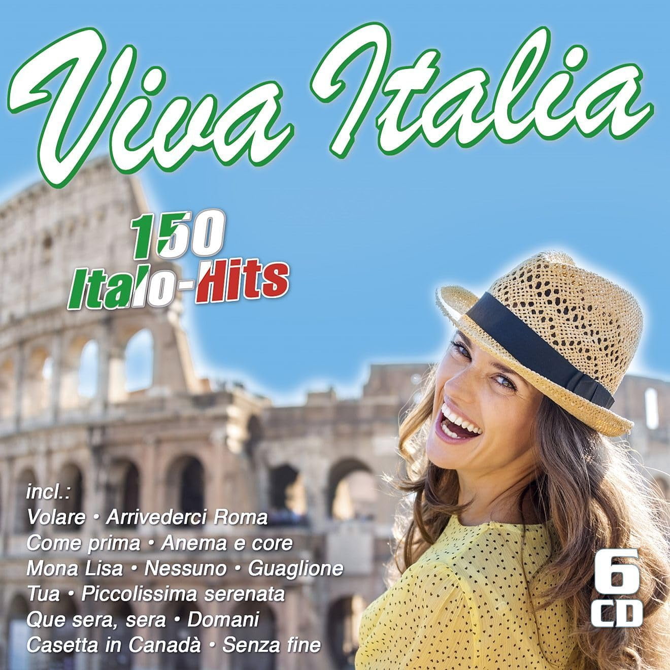 Various Viva Italia - 150 Italo-Hits (Originalaufnahmen) (CD) - Walmart.com