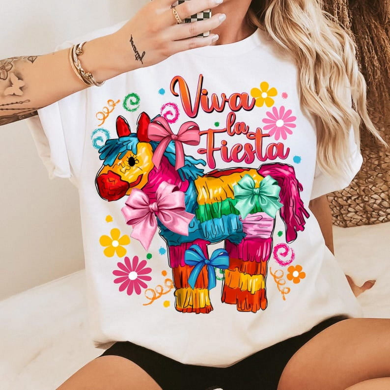 Viva La Fiesta Shirt, Mexican Fiesta Shirt, Pinata Coquette Bow Shirt ...