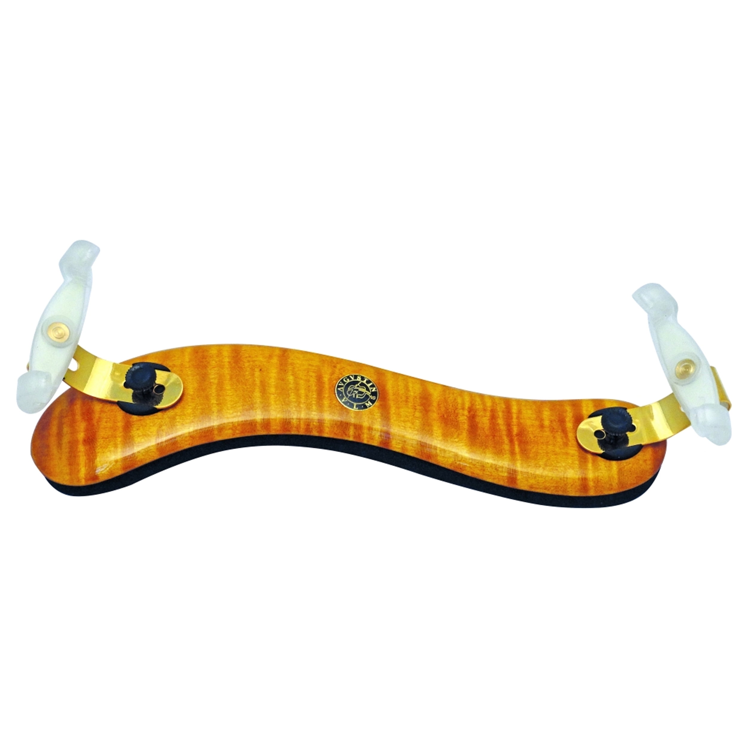 Viva La Musica Augustin Diamond Violin Shoulder Rest, Light Maple/Gold ...