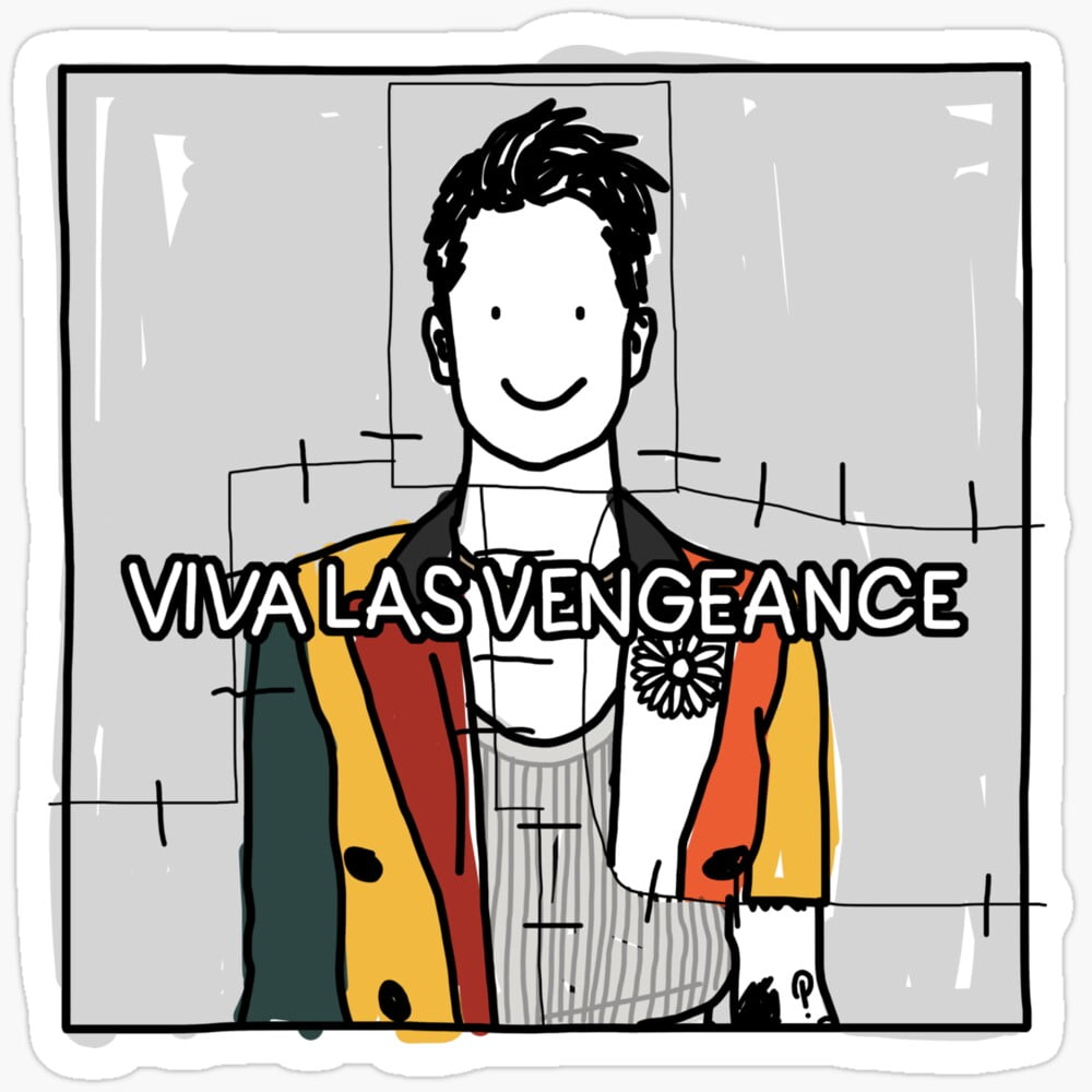 Viva Las Vengeance Sticker Phone Decal Water Bottle Stickers Car Decals ...