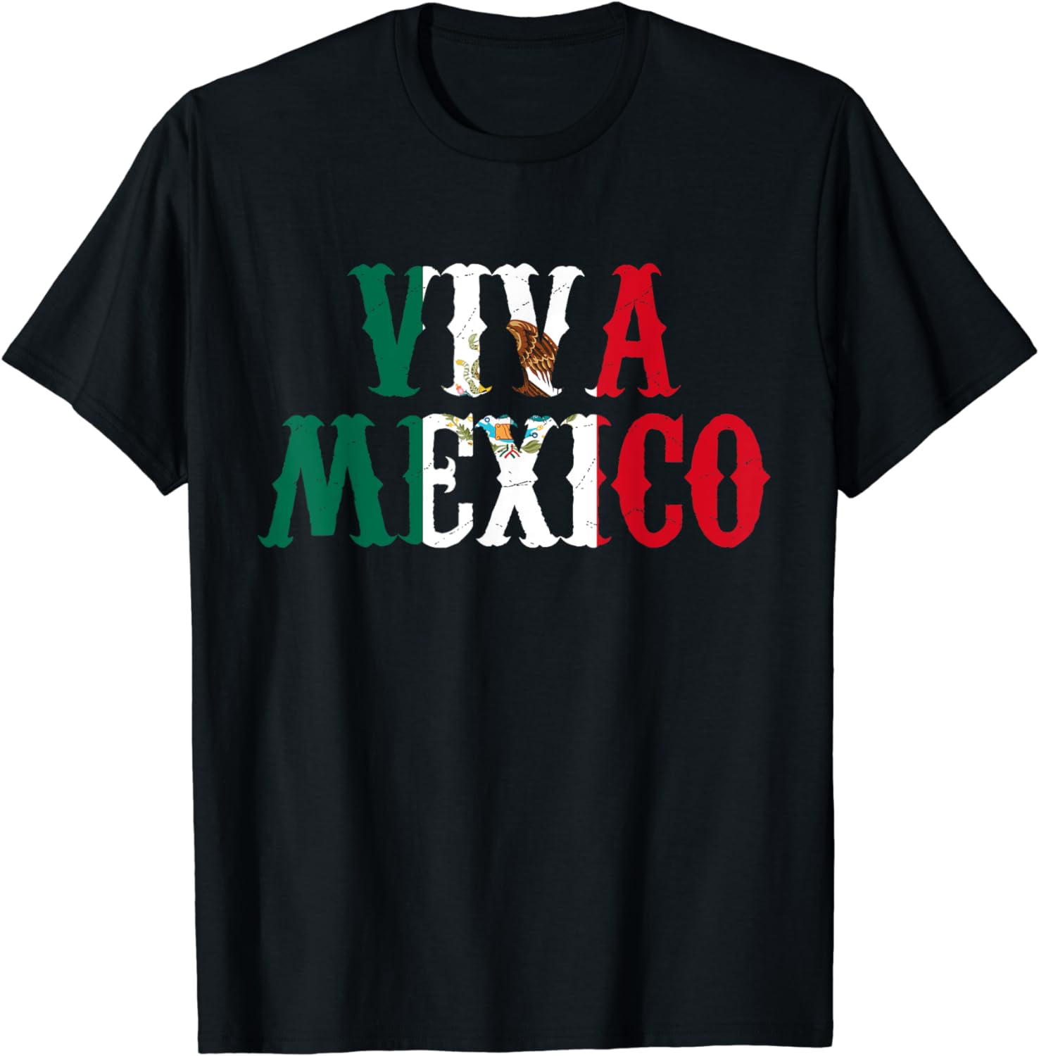 Viva Mexico Pride Mexican Flag Hispanic Heritage T-Shirt - Walmart.com