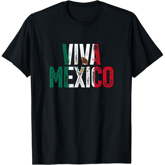 Viva Mexico Pride Proud Mexican Flag I Love Mexico Vintage T-Shirt - Walmart.com