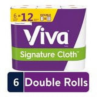 Viva Signature Soft Cloth Choose-A-Sheet Paper Towels (6 double rolls ...