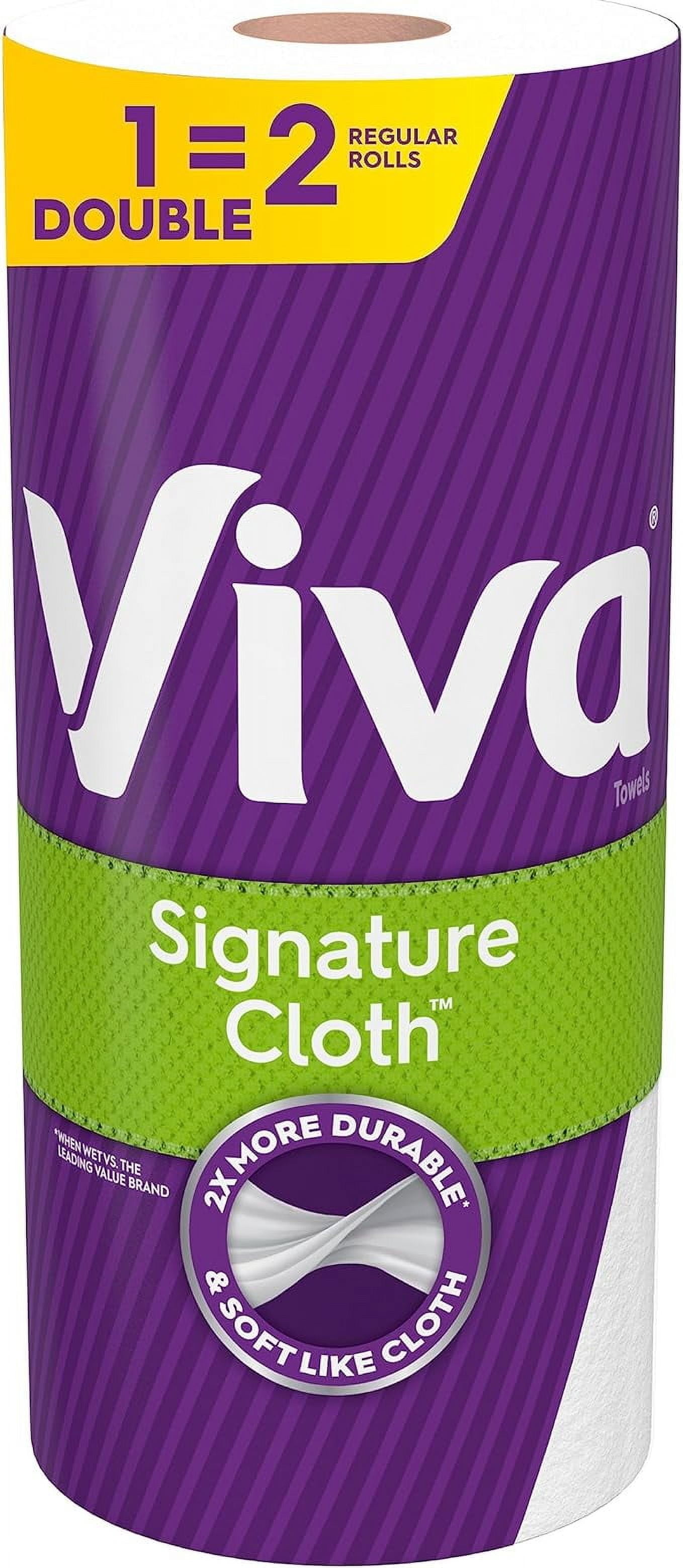 Viva Signature Cloth Paper Towels, Choose-A-Sheet, 1 Double Roll, 94 ...