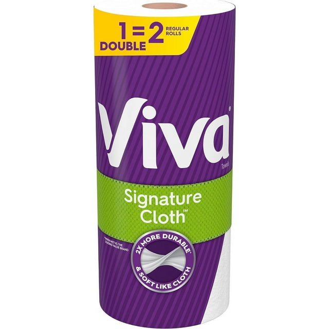Viva Signature Cloth Paper Towels, Choose-A-Sheet - 1 Double Roll (94 ...