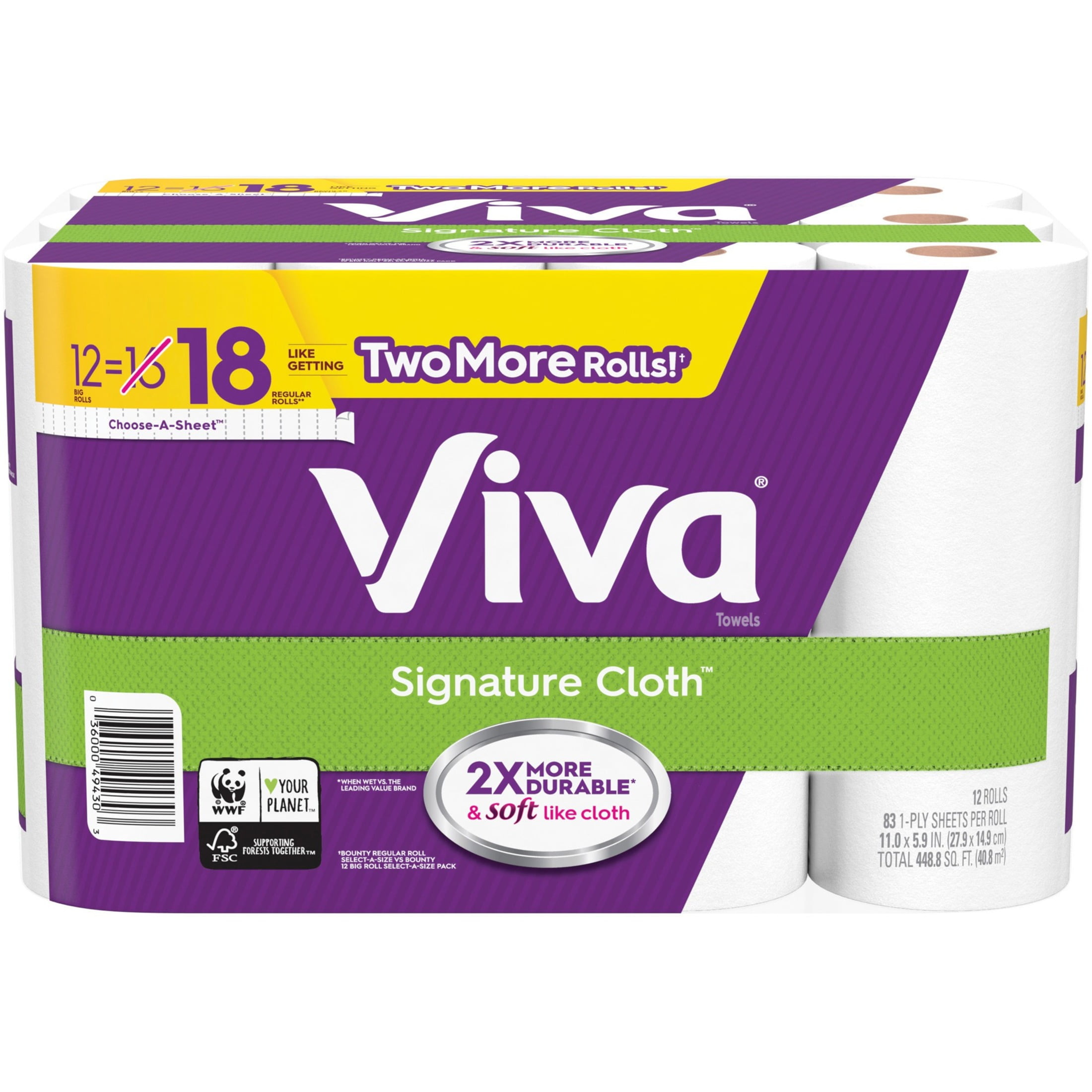 Viva Signature Cloth Paper Towels - Walmart.com