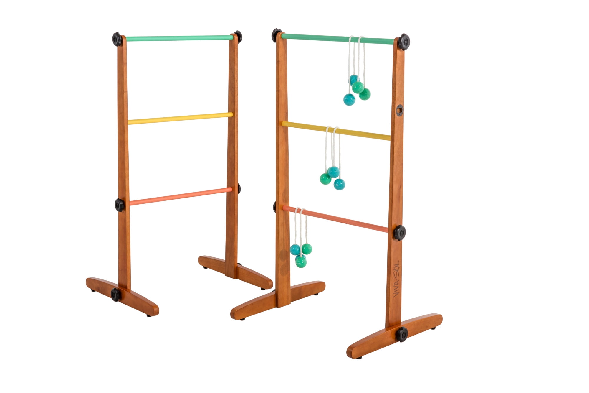 Viva Sol Premium Outdoor Ladderball Game Includes 2 Ladder Target and 6 ...