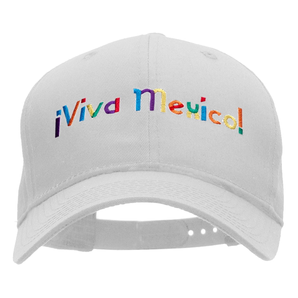 Viva Word Embroidered Twill Cap - White OSFM - Walmart.com