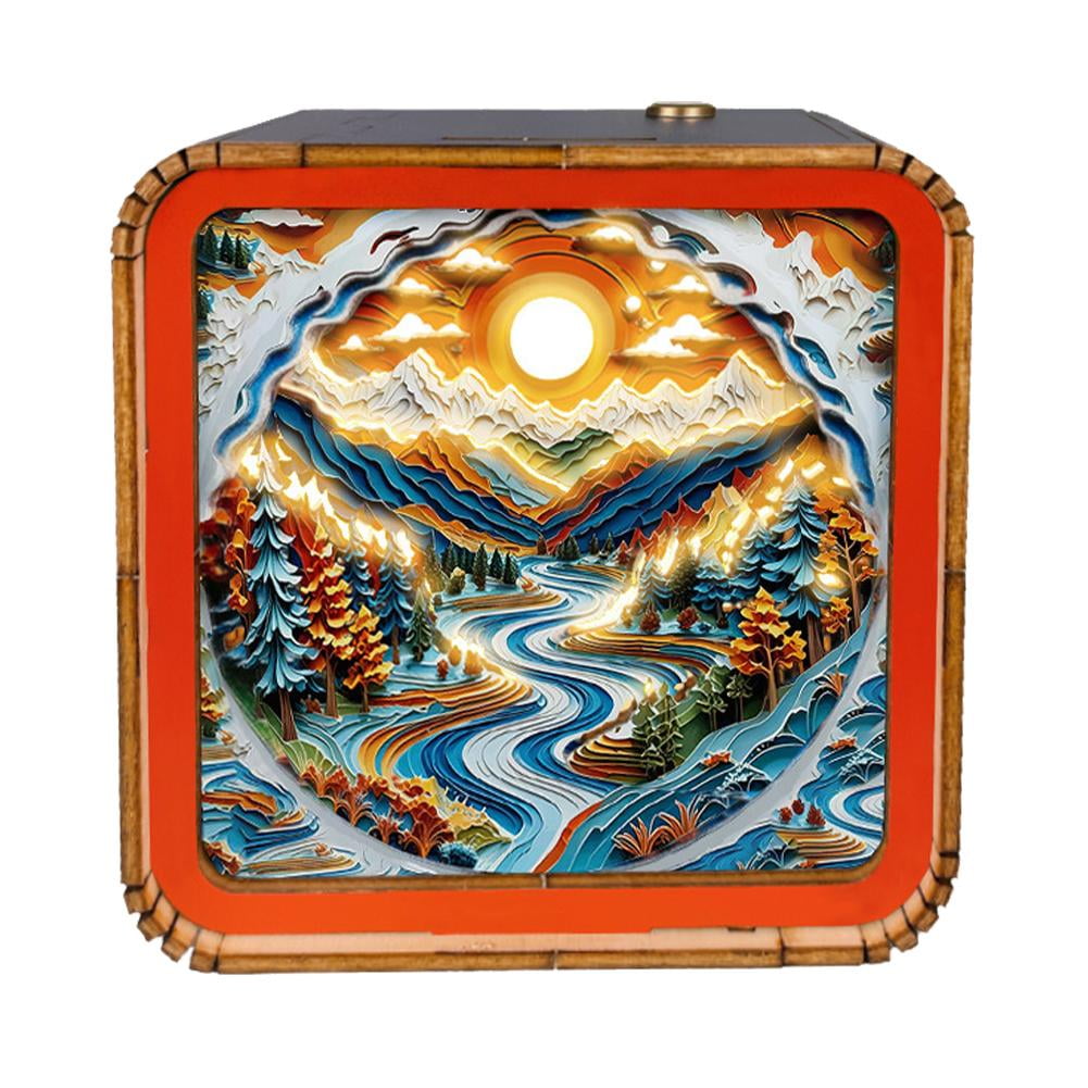 VivaFlex 3D Puzzle Night Light Wooden Puzzles for Adults DIY Wooden ...