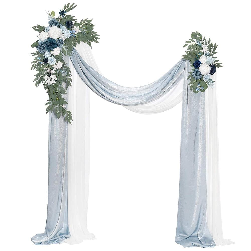 VivaFlex Artificial Wedding Arch Silation ers Kits Wedding Badrop ...