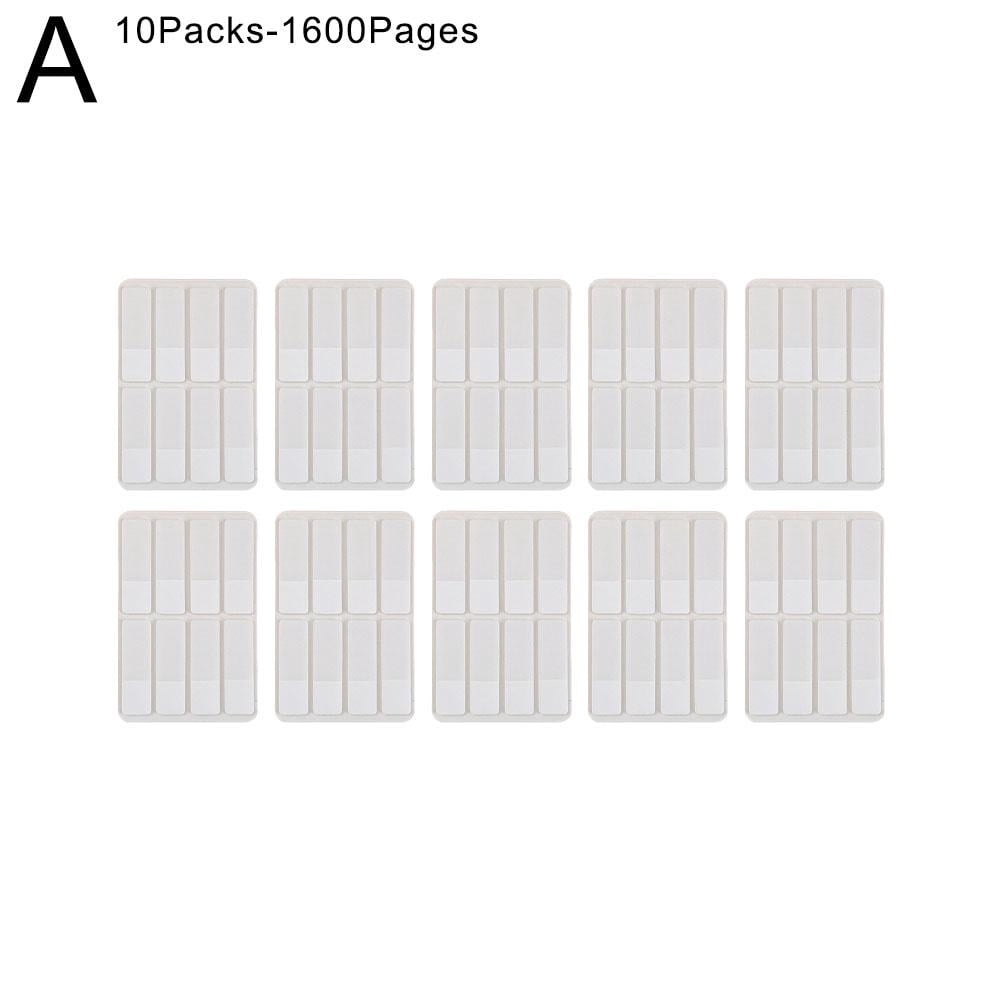 VivaFlex Frosted Simple Pure White Stickers Card Holder Note Sticker ...