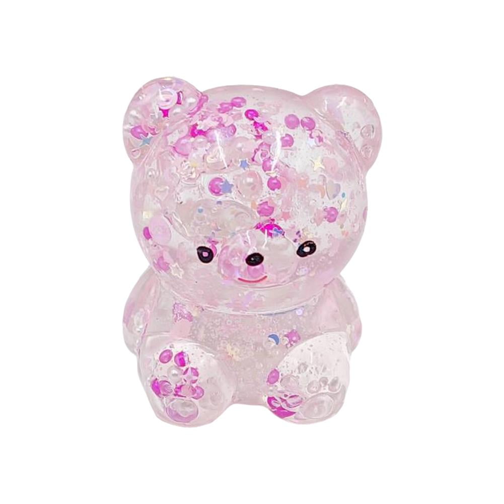 VivaFlex Glitter Bear 1 Bears Assorted Small Cute Animal Fidget Toys ...