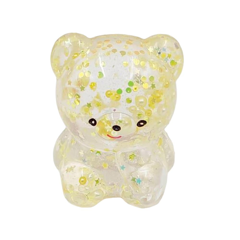 VivaFlex Glitter Bear 1 Bears Assorted Small Cute Animal Fidget Toys ...