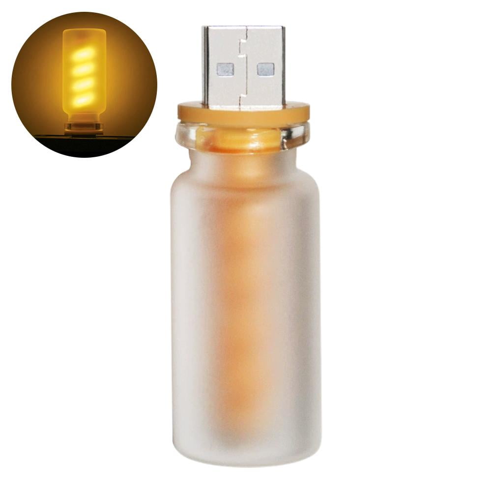 VivaFlex LED USB Filament Light Bulb 5V Adjustable Brightness ...