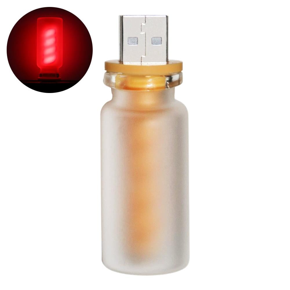 VivaFlex LED USB Filament Light Bulb 5V Adjustable Brightness ...