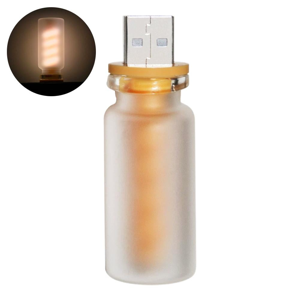 VivaFlex LED USB Filament Light Bulb 5V Adjustable Brightness ...