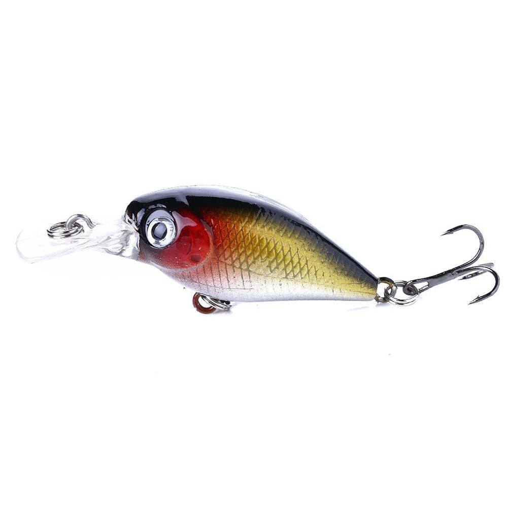 VivaFlex Micro Crankbait Treble Hoo Wobbles Jerkbait Crank bass Pike ...