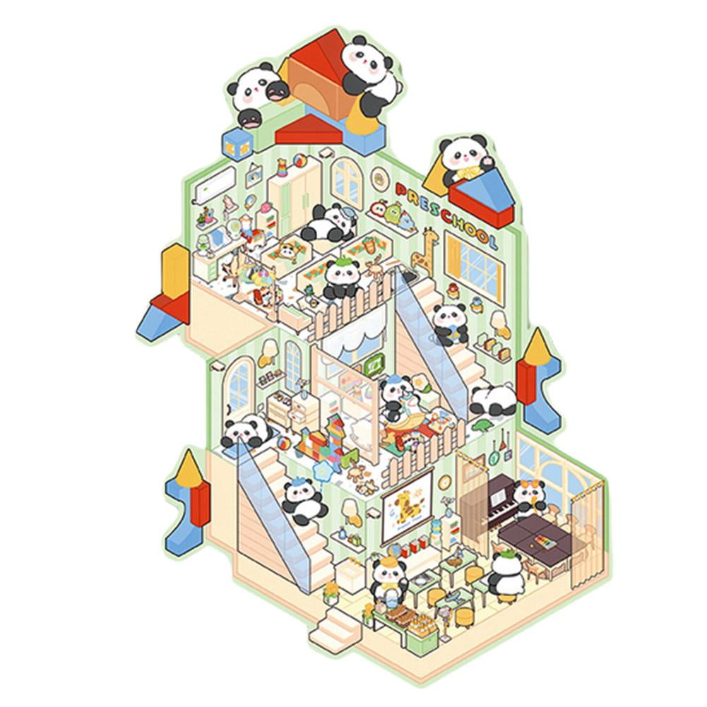 VivaFlex Plus Size Forest Partyer Landscape Sticker Stacking Pasting ...