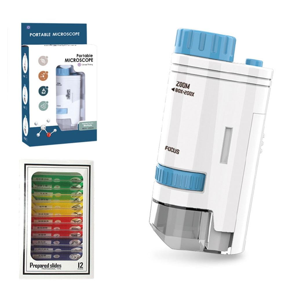 VivaFlex Poet Microscope Kit 200X Labtory Handheld Microscope Battery ...