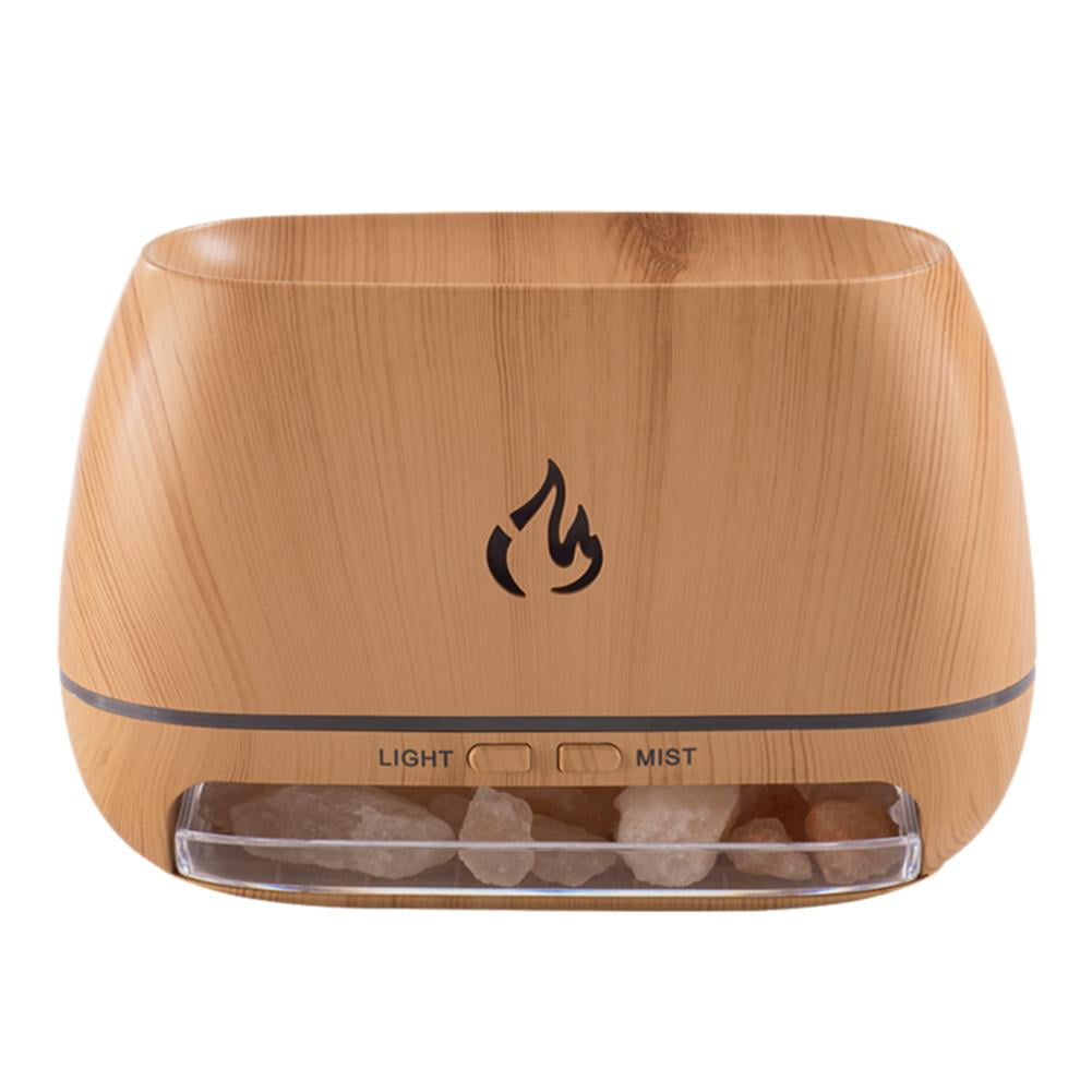VivaFlex Salt Lamp Diffuser 2 in 1 Flame Diffuser - Walmart.com