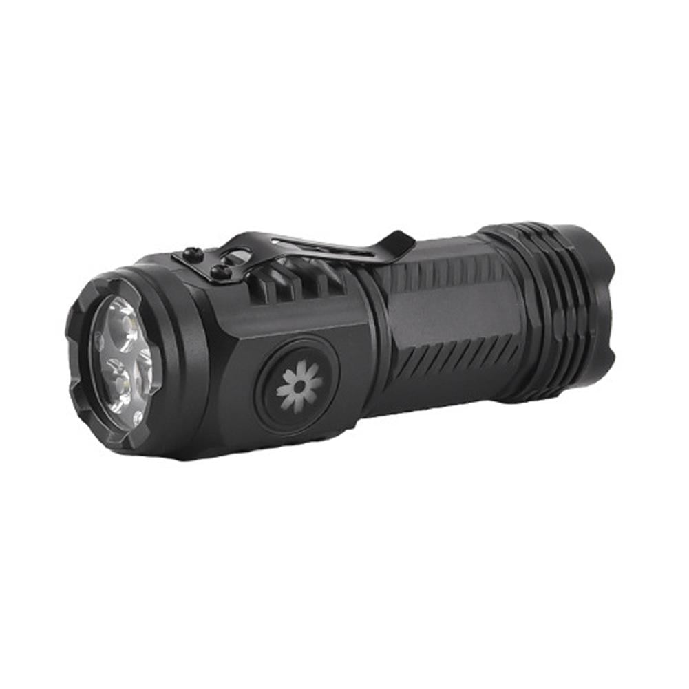 VivaFlex SuperBright Flashlight Three Eyes Clip Light Mini Small ...