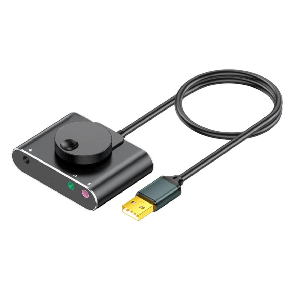 VivaFlex USB External Sound Card Adapter with 35mm Port for PC Laptop ...