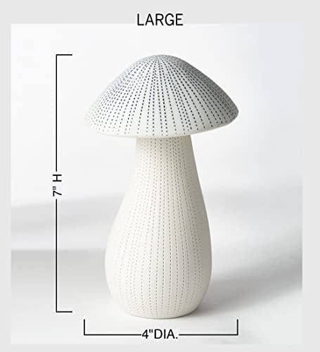 VivaTerra Handcrafted Ceramic Mushroom Diffuser, Aromatherapy Essential ...