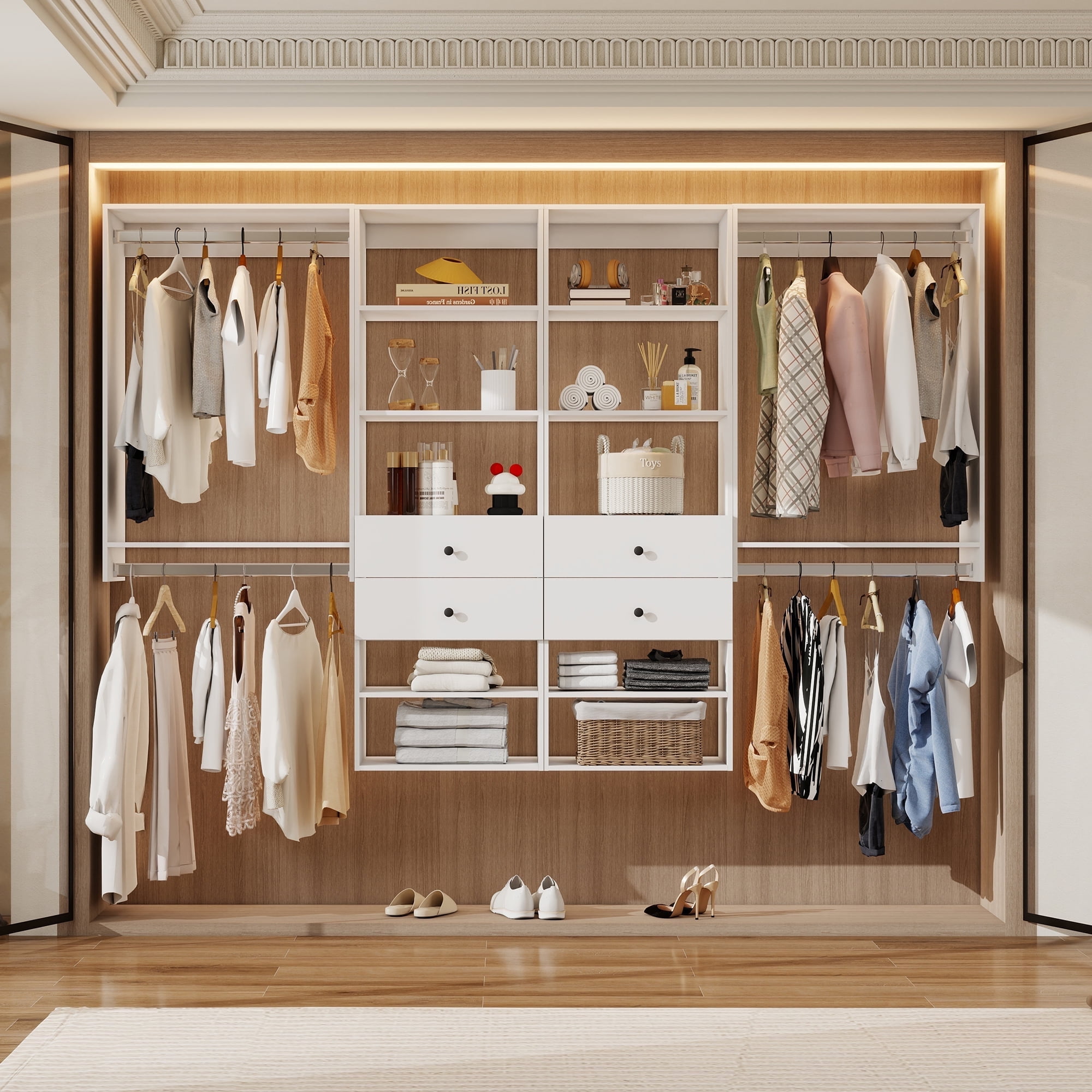 VivaVista Closet Organizers and Storage System – Modern Closet Shelving ...